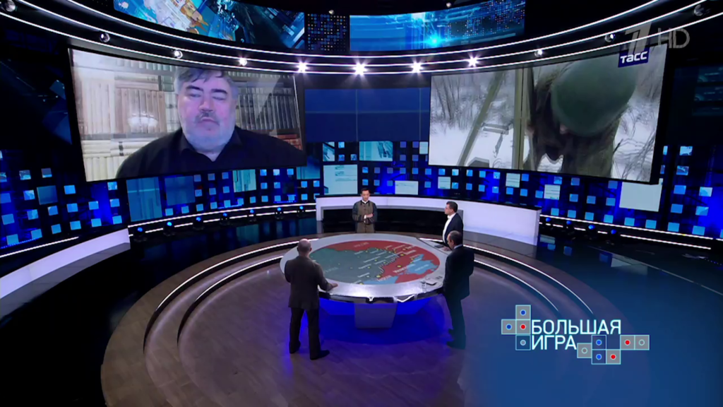 Военный эксперт Борис Рожин в программе Большая игра представил