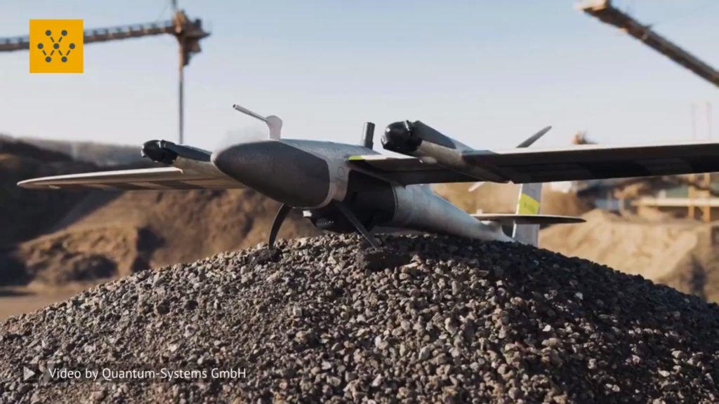 Лидар Qube 640 от компании Quantum-Systems, предназначенный для установки на БПЛА для проведения ...